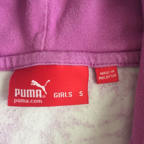 Puma | Shirts & Tops | Puma Girls Terry Hoodie In Small | Poshmark